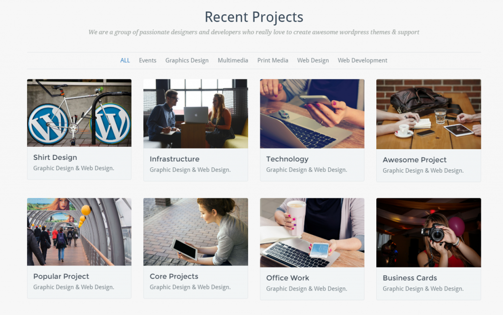 How to add Project in Busiprof Theme – Webriti Help Centre